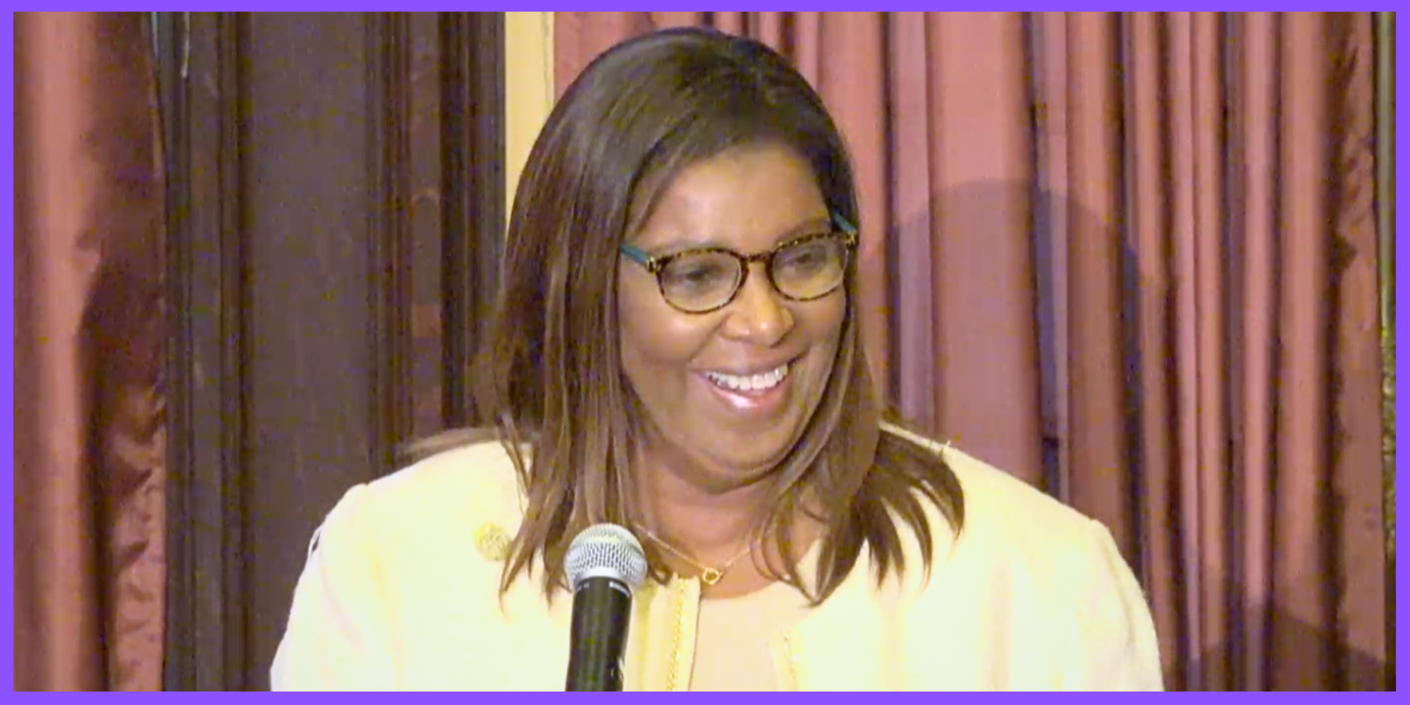 NY Attorney General Letitia James at CBST Pride Shabbat - Congregation ...