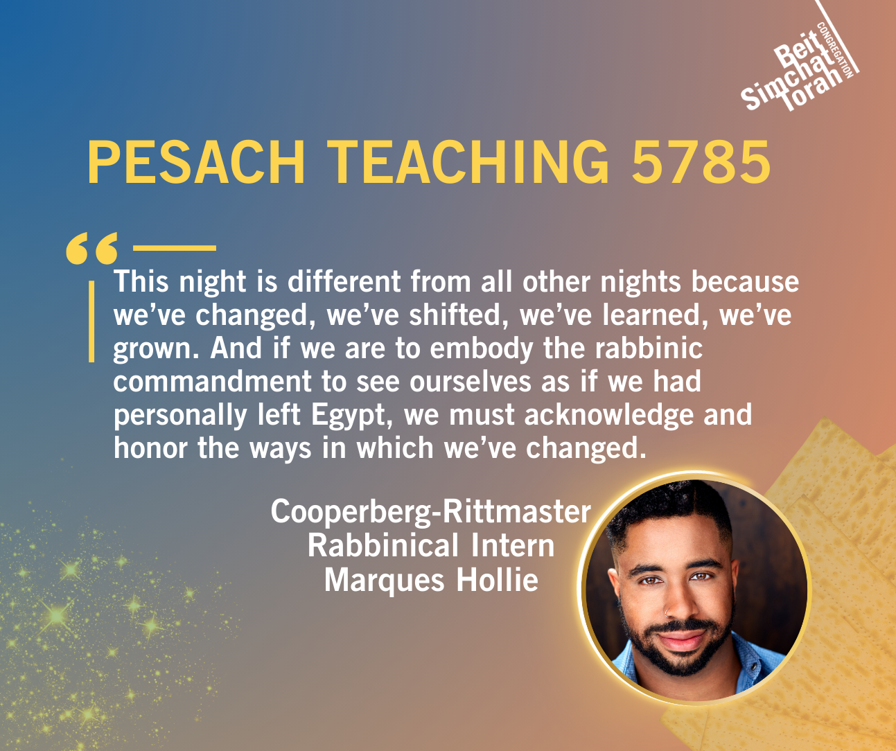 Parshat Tzav, 2025 - Congregation Beit Simchat Torah